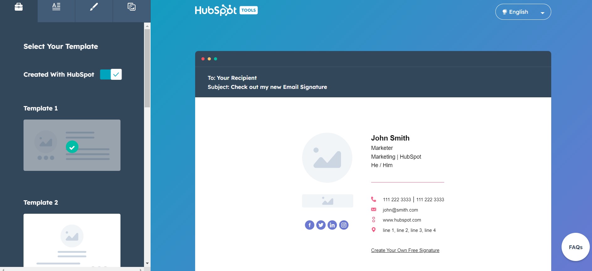 10 best email signature generators review for 2022 | Hexospark