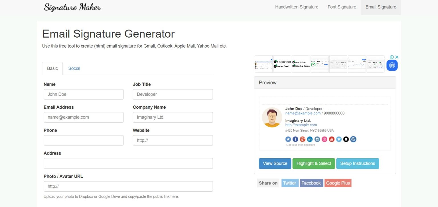 10 best email signature generators review for 2022 | Hexospark