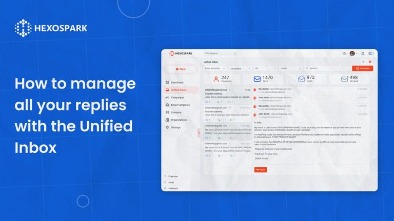 How to Manage all Your Replies with the Unified Inbox | Hexospark